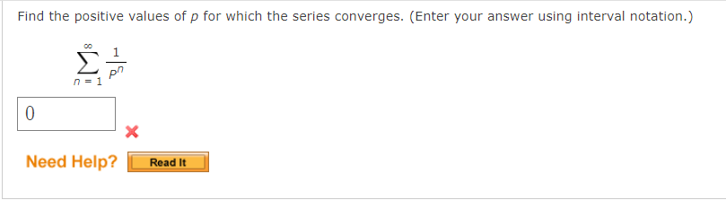 Solved Find the positive values of p for which the series | Chegg.com