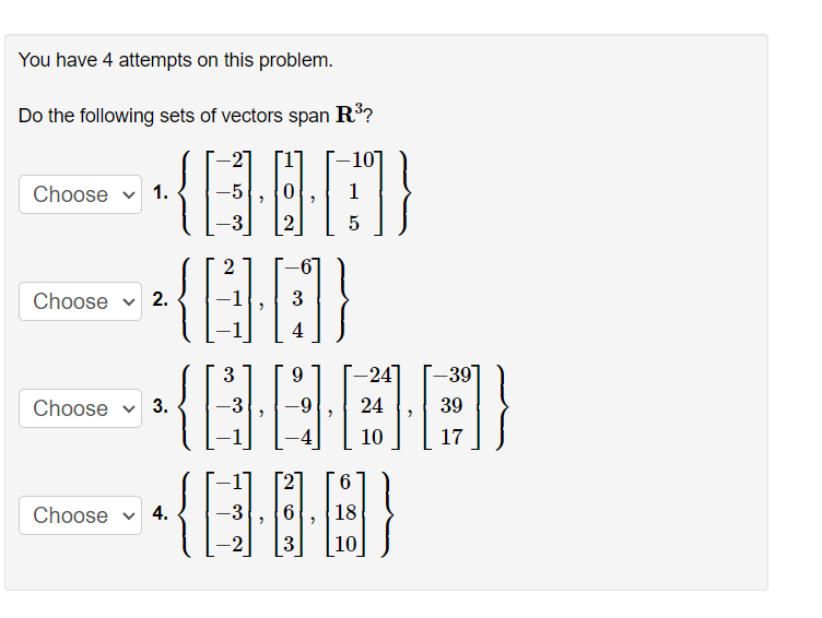 Solved You have 4 attempts on this problem. Do the following | Chegg.com