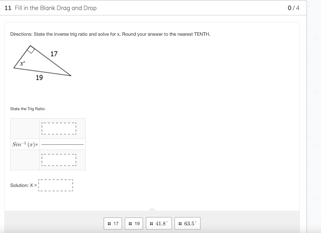 Solved 11 Fill in the Blank Drag and Drop 0/4 Directions: | Chegg.com