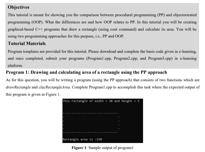Solved Objectives This tutorial is meant for showing you the | Chegg.com