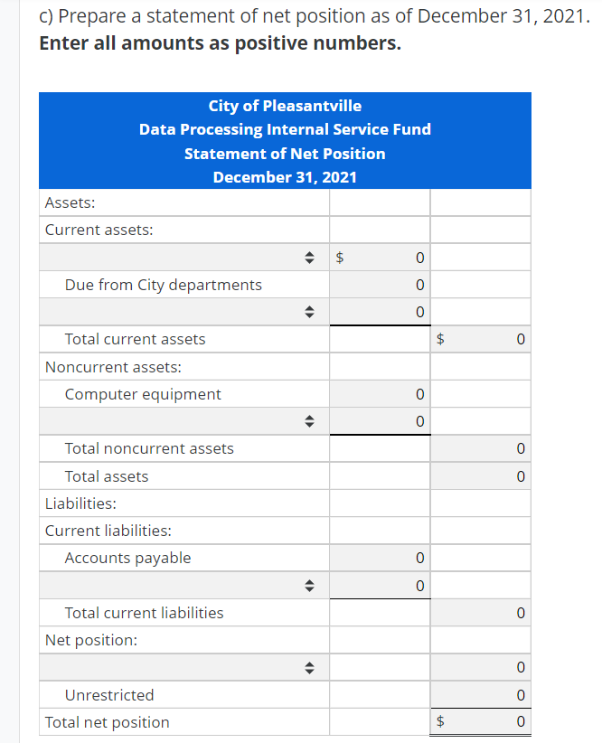 Solved Journal entries and financial statements for an | Chegg.com