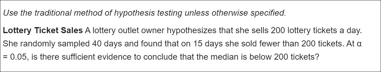 Solved Use the traditional method of hypothesis testing | Chegg.com
