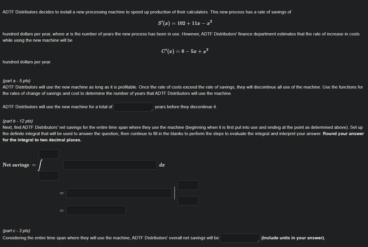 Solved ADTF Distributors decides to install a new processing | Chegg.com