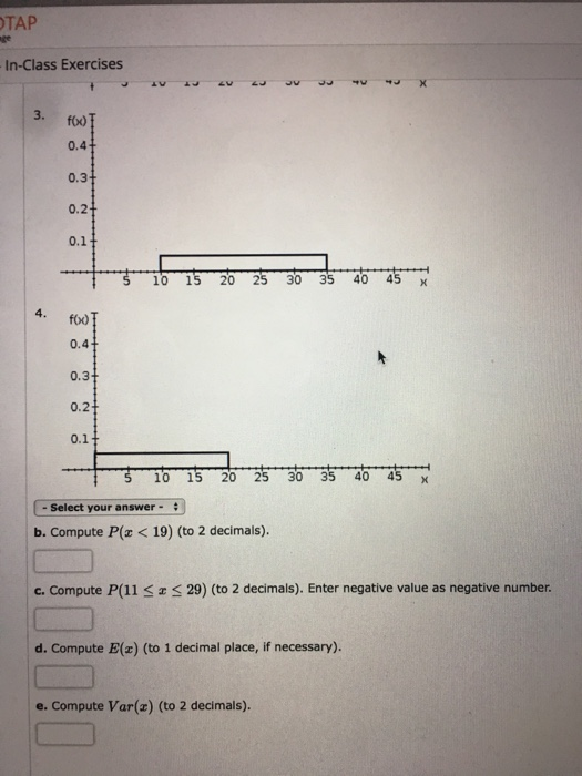 Solved Class Exercises eBoolk The random variable x is known | Chegg.com