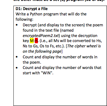 Python Program Please also a sample poem is below to | Chegg.com
