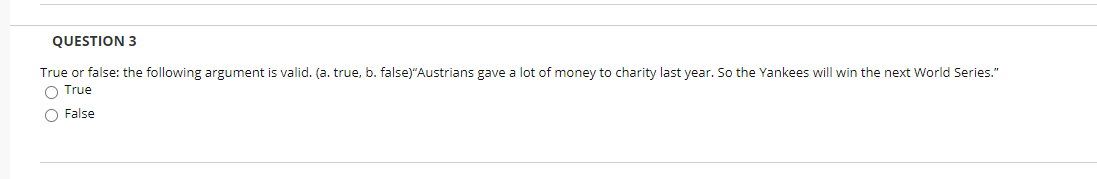 Solved QUESTION 17 True or false: A good non-deductive | Chegg.com