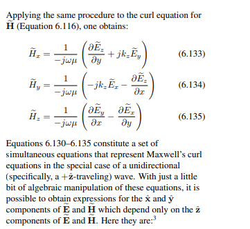 Solved Applying the same procedure to the curl equation for | Chegg.com