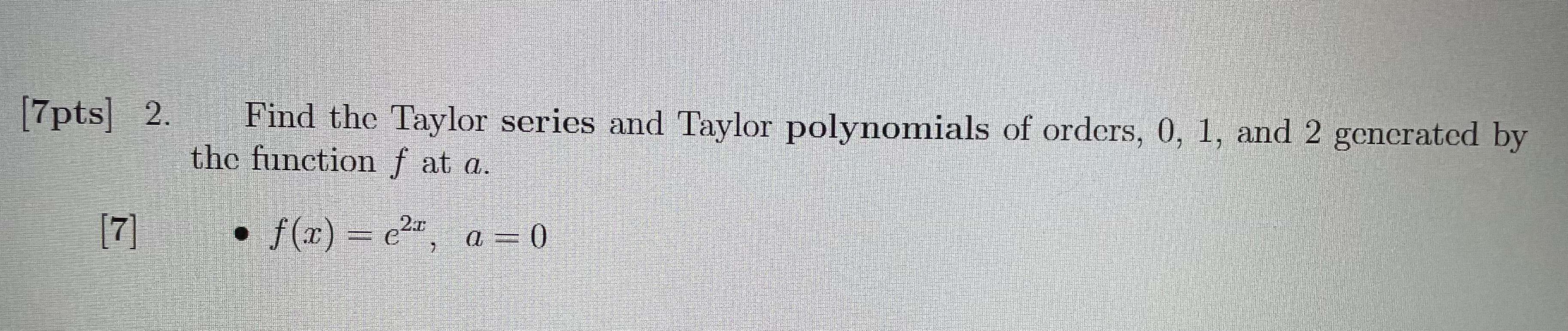 Solved [6pts] 1 1. Find the series, interval and radius of | Chegg.com