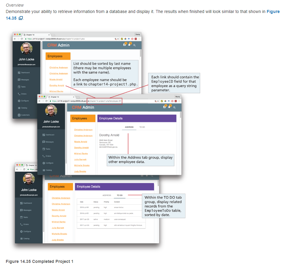 Overview Demonstrate your ability to retrieve | Chegg.com