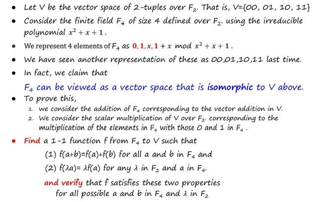 Solved Let V be the vector space of 2-tuples over F2. That | Chegg.com