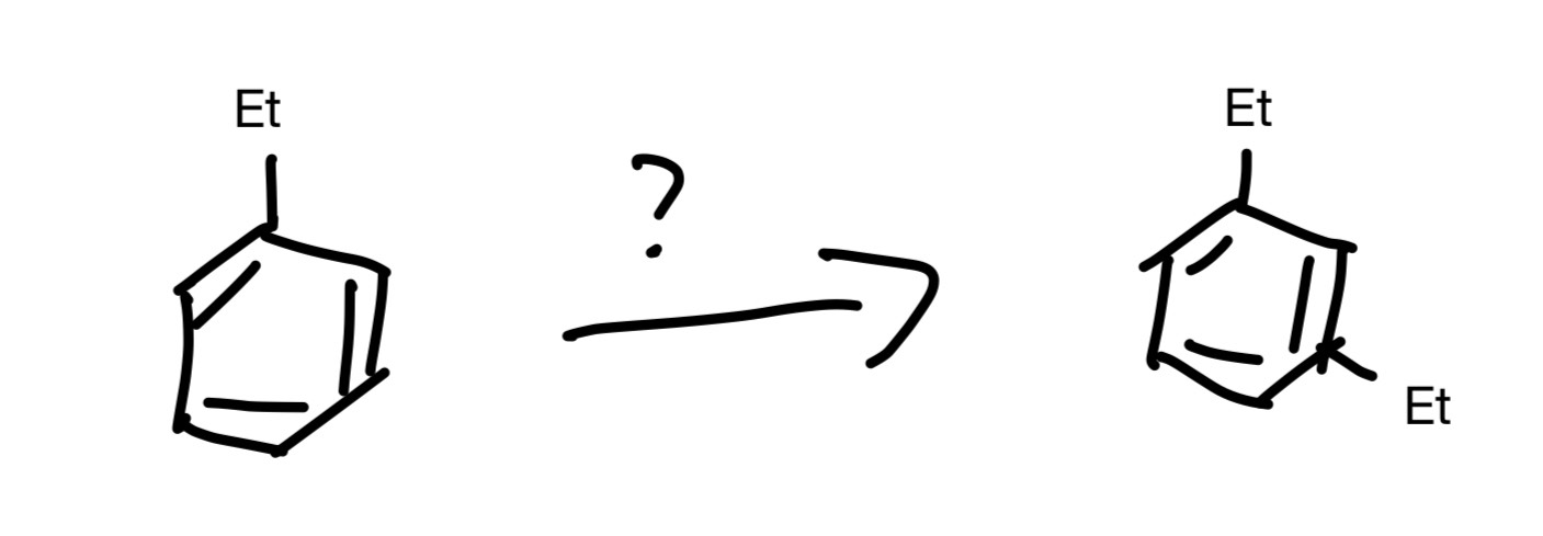 Solved How to attaching one more Et group on the meta | Chegg.com