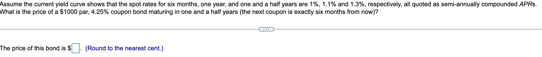 Solved Assume the current yield curve shows that the spot | Chegg.com