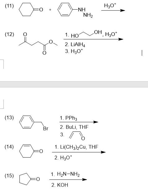 Solved (11) H30* NH NH2 LOH H30* (12) 1. HO 2. LiAIH4 3. | Chegg.com