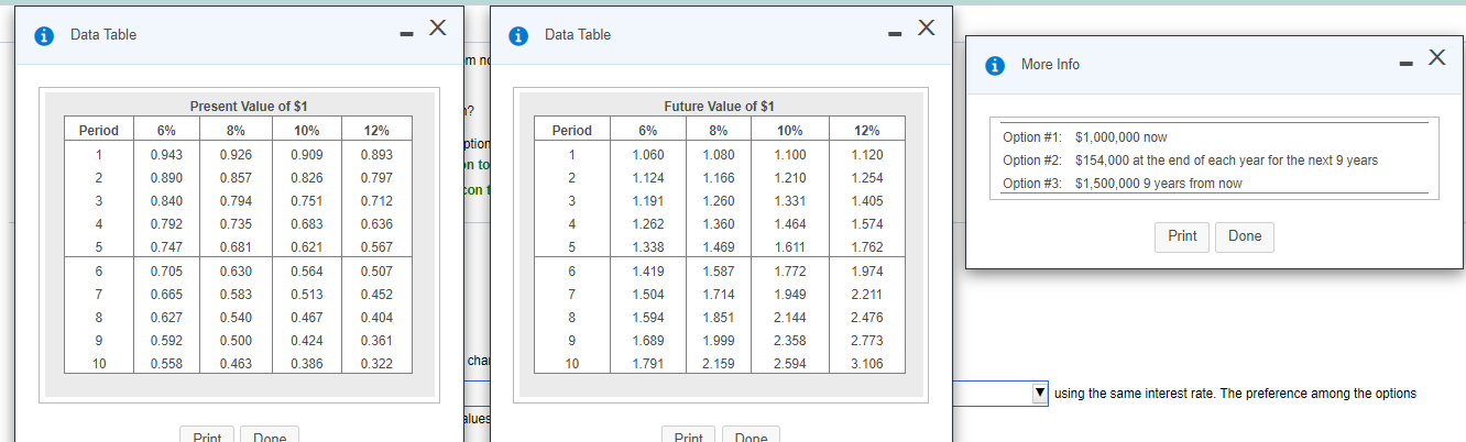 Solved a Compare the lottery payout options given below at | Chegg.com