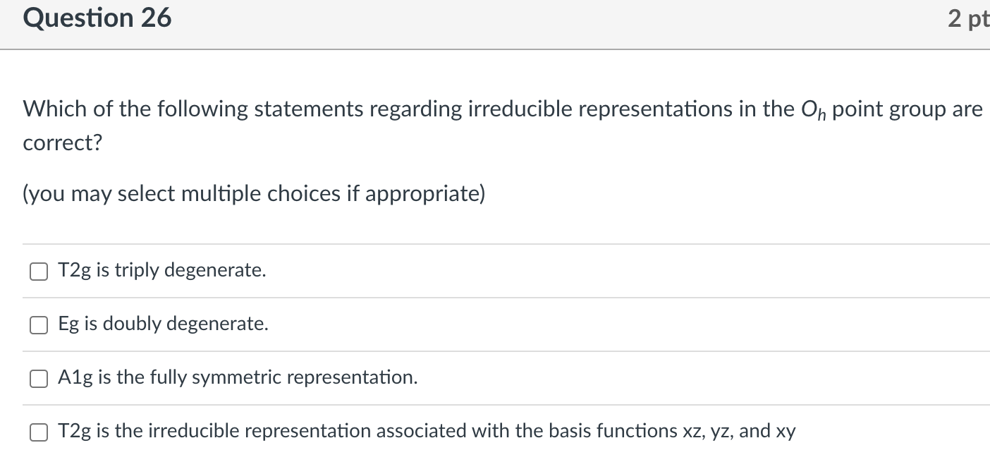 Solved Molecule X belongs to the D2h point group. Molecule Y | Chegg.com