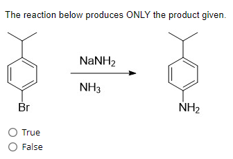 Solved The reaction below produces ONLY the product given. | Chegg.com