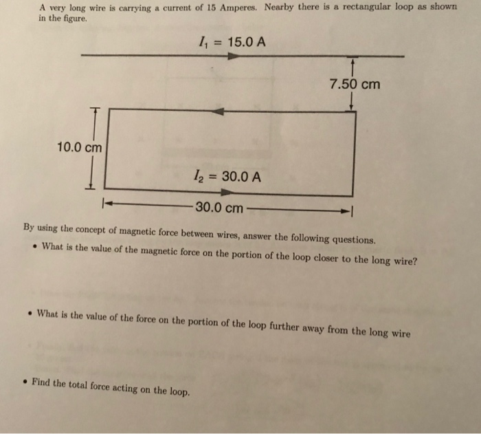 Solved A very long wire is carrying a current of 15 Amperes. | Chegg.com