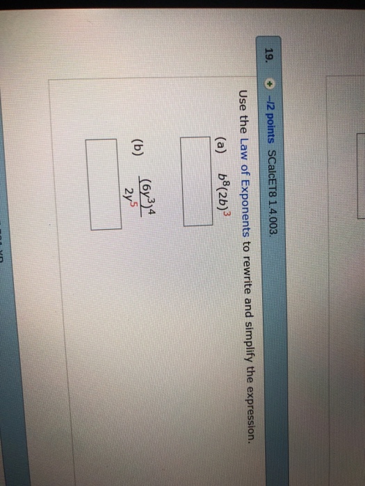 Solved 19. O -12 points SCalcET8 14.003 Use the Law of | Chegg.com Solved 19. O -12 points SCalcET8 14.003 Use the Law of | Chegg.com