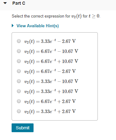 Solved Constants Part A The two series-connected capacitors | Chegg.com