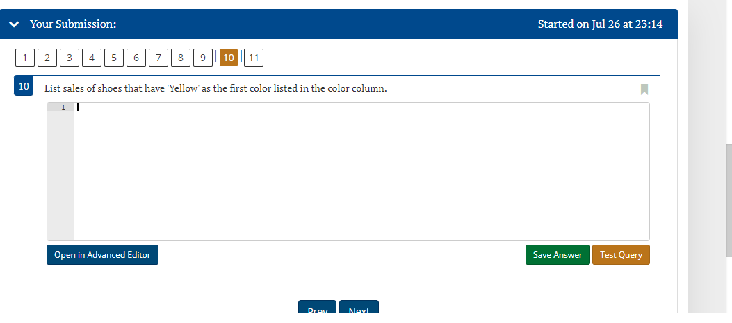 Solved For each information request below, formulate a | Chegg.com