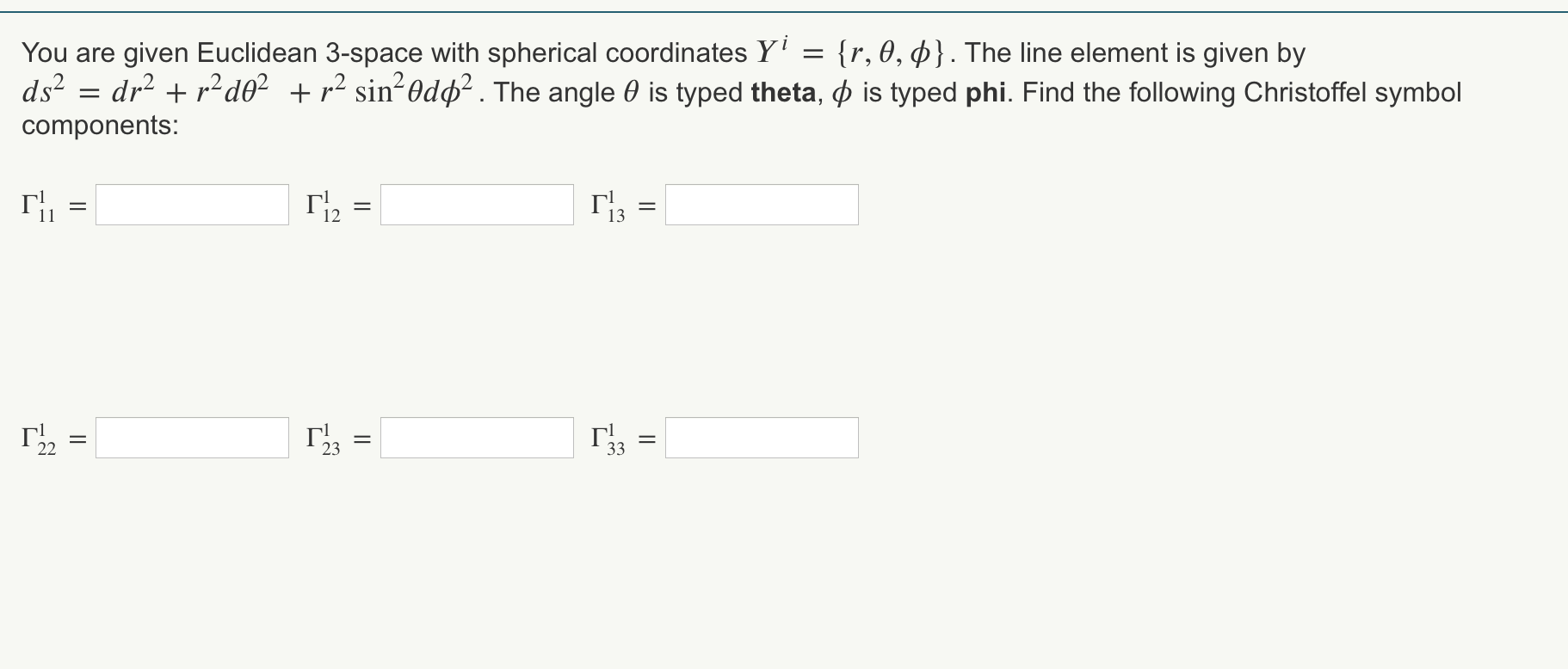 Solved You Are Given Euclidean 3 Space With Spherical