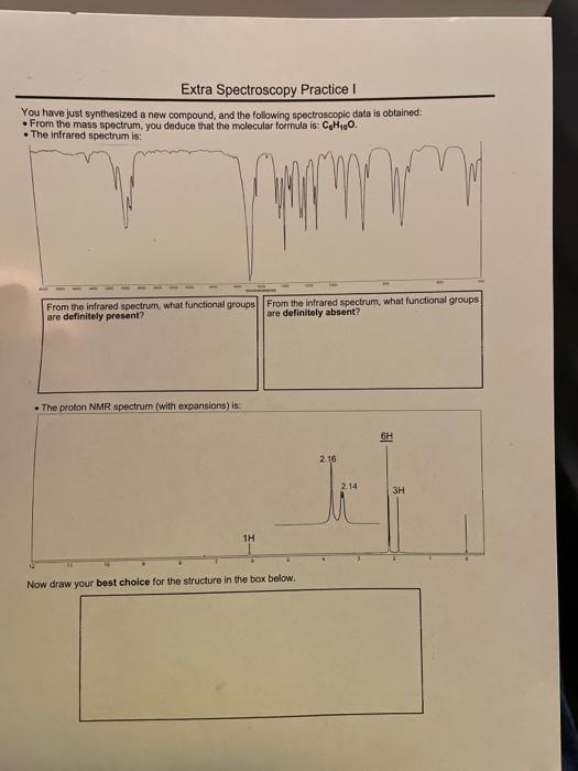[Solved]: organic chemistry help ! You have just synthesiz