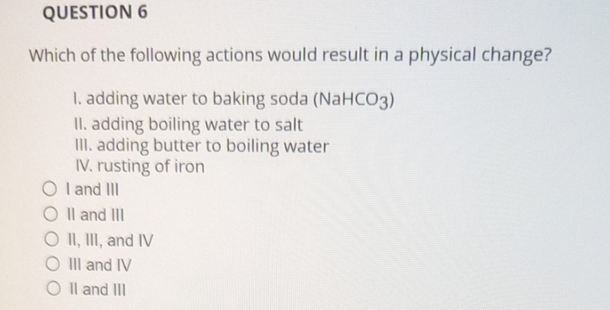 Solved Which of the following actions would result in a | Chegg.com