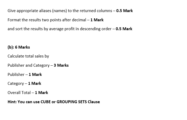 Solved \r\nQ1 (15 Marks): Use JLDB Books database. If you do | Chegg.com