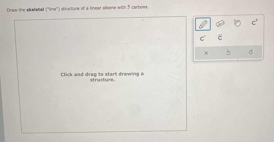 Solved Draw the skeletal ("line") structure of a linear | Chegg.com