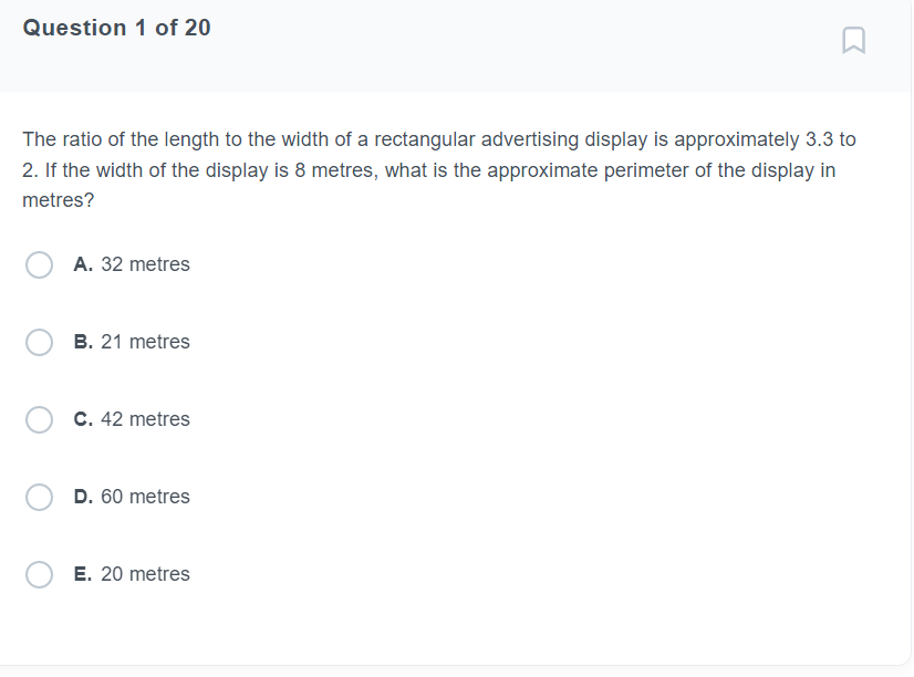 Solved The ratio of the length to the width of a rectangular | Chegg.com