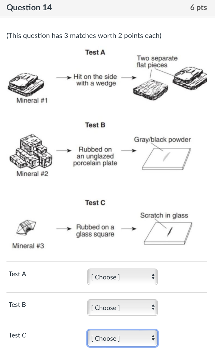 Solved Question 14 6 pts (This question has 3 matches worth | Chegg.com Solved Question 14 6 pts (This question has 3 matches worth | Chegg.com