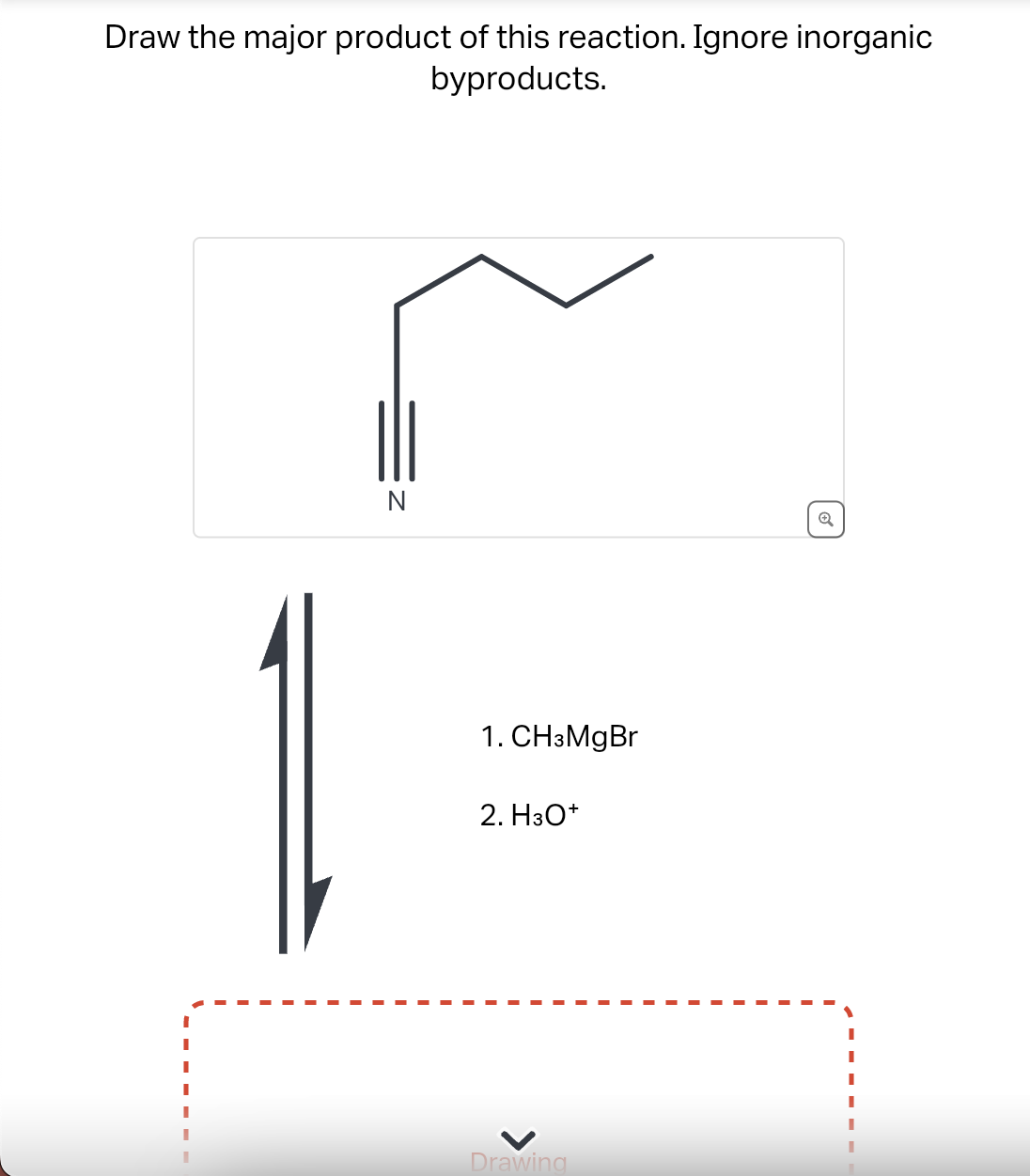 Solved Draw the major product of this reaction. Ignore | Chegg.com