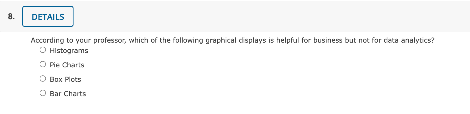 Solved According to your professor, which of the following | Chegg.com