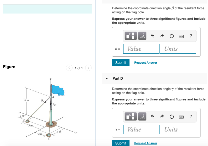 Solved Determine The Coordinate Direction Angle B Of The