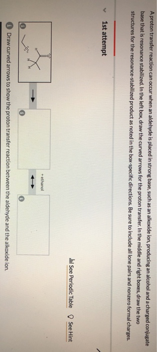 Solved A proton transfer reaction can occur when an aldehyde | Chegg.com