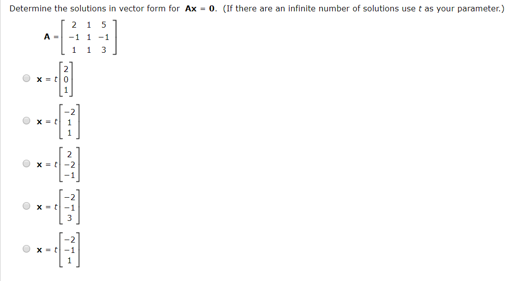 Solved How do you go about solving this with a 3 x 3 matrix? | Chegg.com