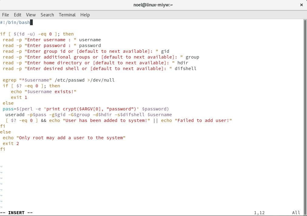 I Need Help Making This Interactive Bash Script For