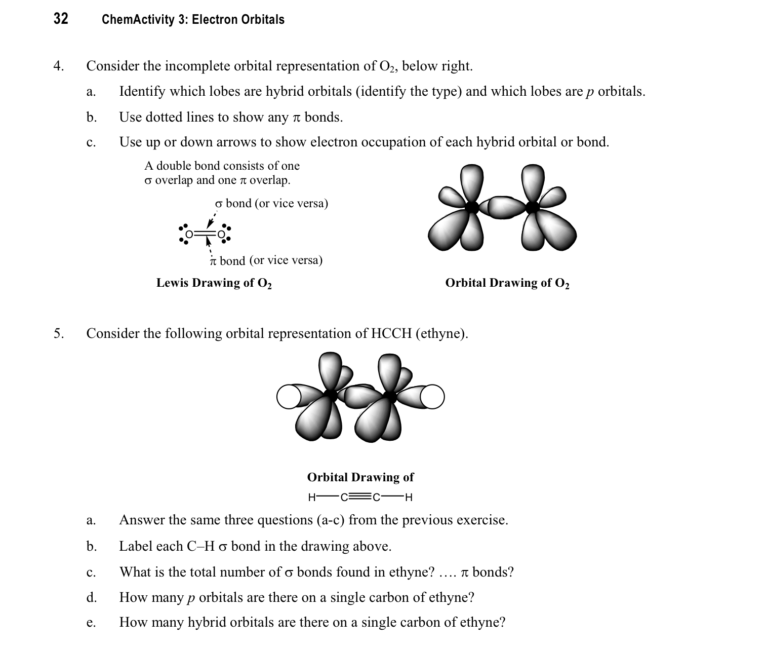Solved 4. Consider the incomplete orbital representation of | Chegg.com