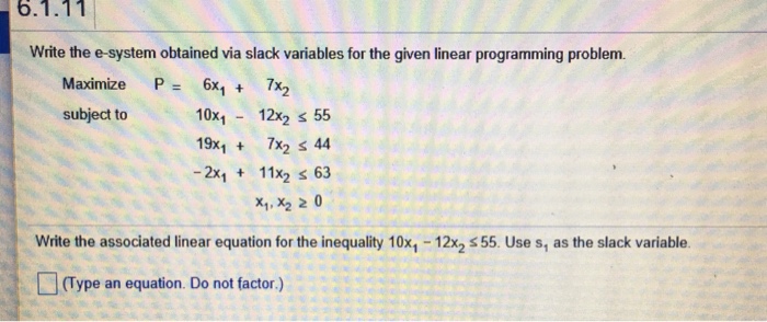 Solved Solve the given linear programming problem using the | Chegg.com