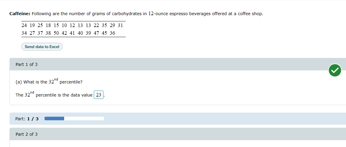 Solved (a) What is the 32nd percentile? The 32nd | Chegg.com