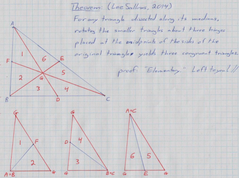 Solved 1. Prove Sallows' Theorem. [5] A Theorem: (Lee | Chegg.com