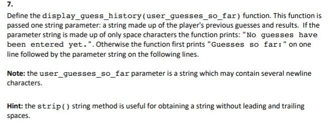 Solved 7. Define the | Chegg.com