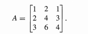 Find a vector that is orthogonal to the null space of | Chegg.com