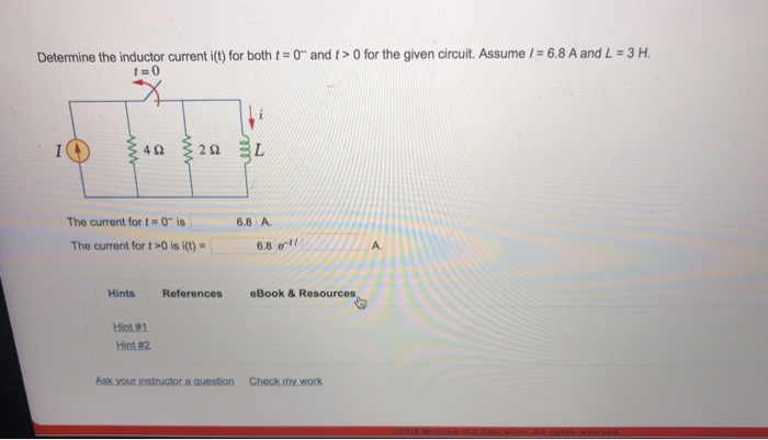 Solved Problem 07.039.a - Complete Response of RC circuit | Chegg.com