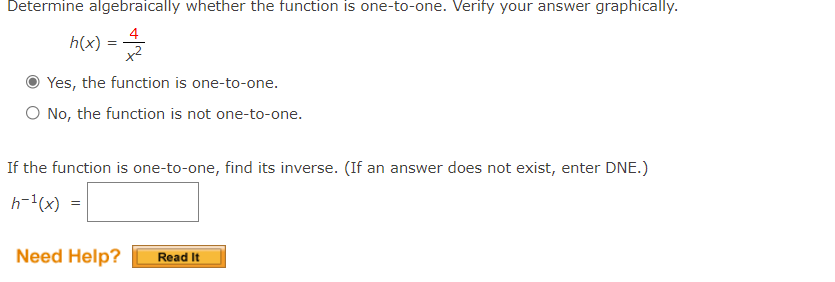 Solved Determine Algebraically Whether The Function Is 0709