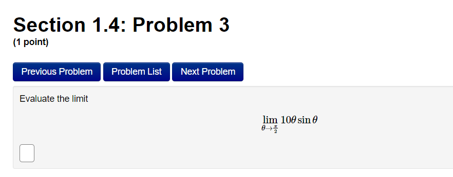 Solved Section 14 Problem 2 1 Point Previous Problem 7574