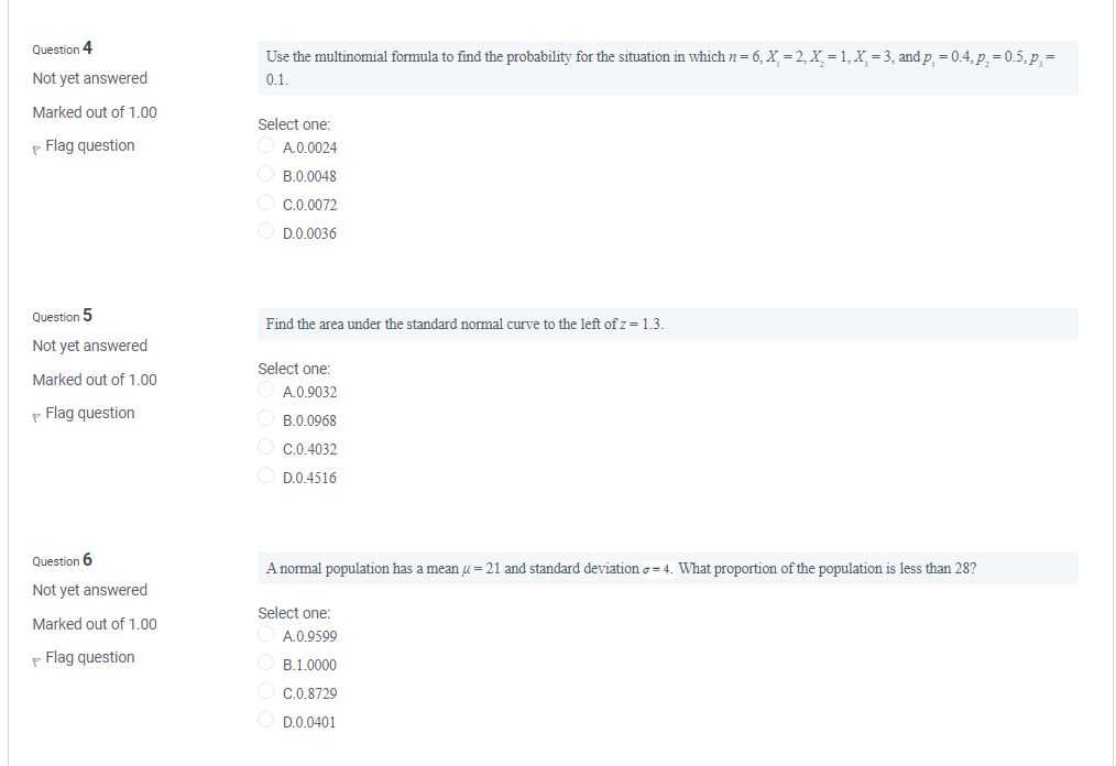Solved Question 4 Use the multinomial formula to find the | Chegg.com