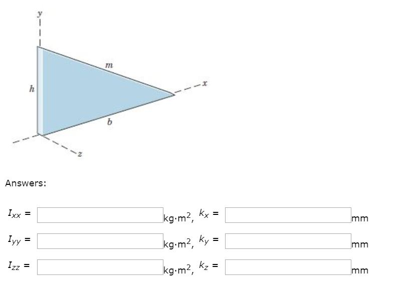 Mass Moment Of Inertia Triangle