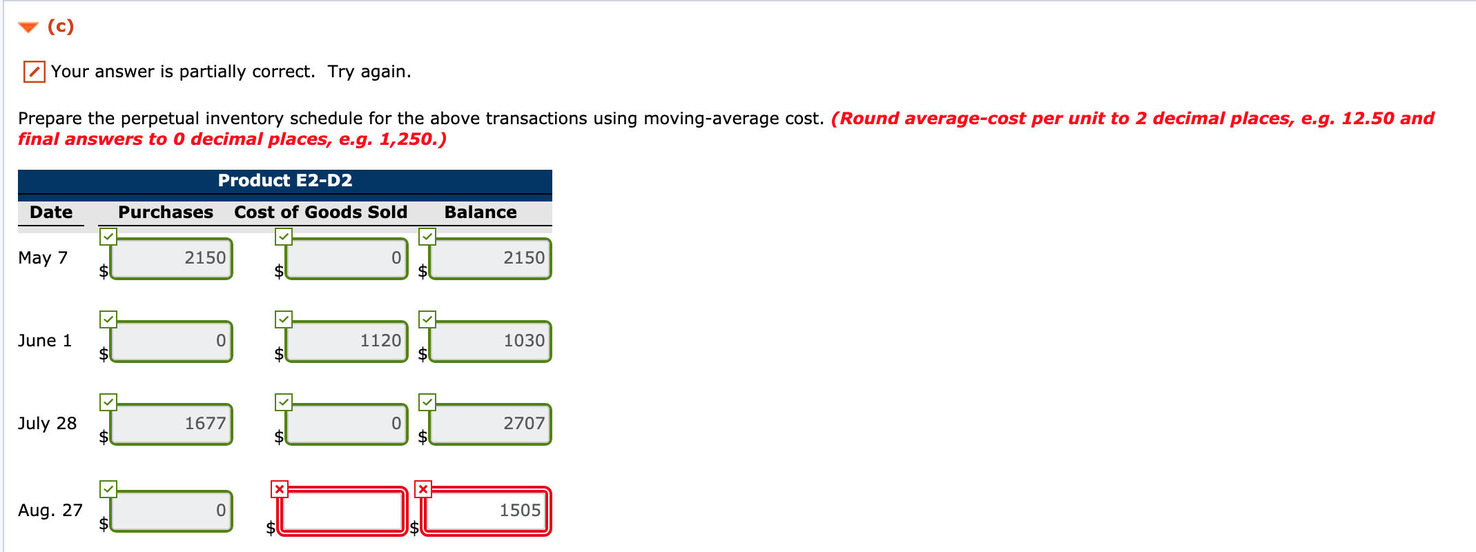 Solved Brief Exercise 6-9 (Part Level Submission) Rosario | Chegg.com