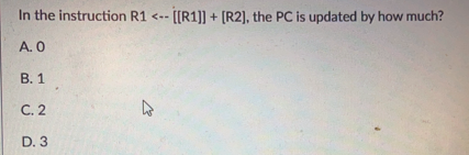 Solved In the instruction R1